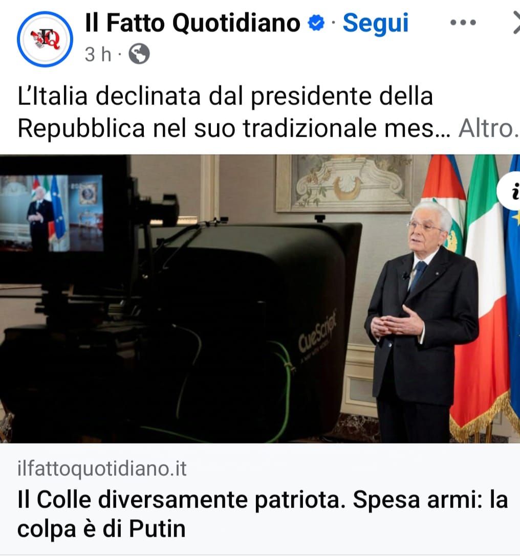 ITALIANIIII! Mattarella imbarazzante. - La Chiave Puentes